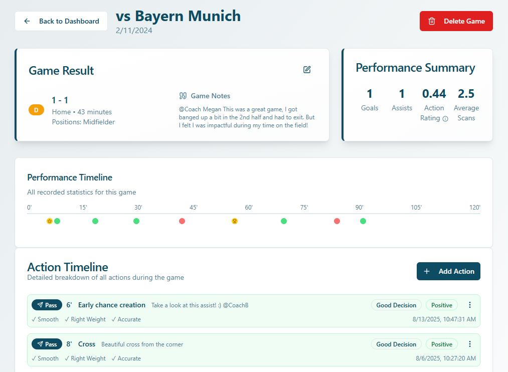 MatchTrak: Elite Soccer Film Analysis & Performance Tracking
